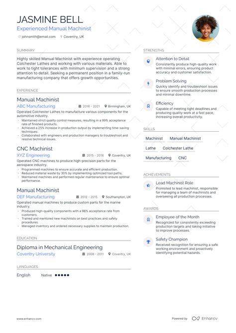 5 Machinist Resume Examples And Guide For 2023