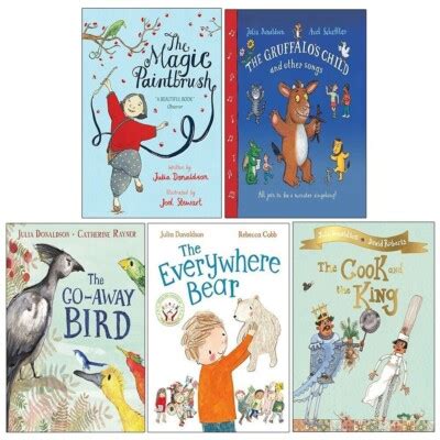 Julia Donaldson Collection 5 Books Set Everywhere Bear Go Away Bird