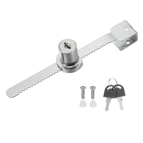 Uxcell Glass Cabinet Lock Keyed Different Zinc Alloy Single Swing