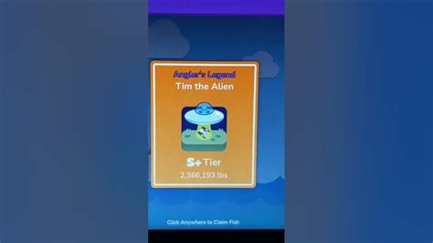 Caught Tim The Alien On Blooket Fishing Frenzy Youtube