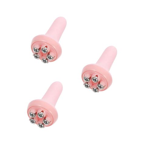 Hemoton 3pcs Hand Held Massagers Full Body Massage Tool With Roller Ball Massagers Manual 360