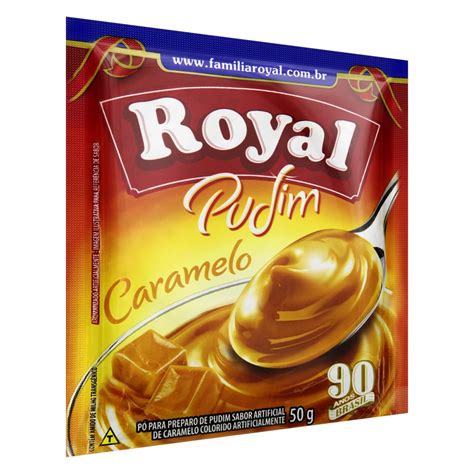 Pó Para Pudim Caramelo Royal Pacote 50g Super José