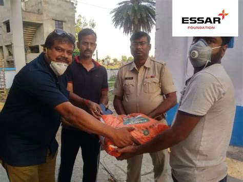 Essar Foundation Supports Kanksa Block Durgapur With Food Essentials
