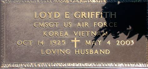 Sgt Lloyd Eugene Griff” Griffith 1925 2003 Monumento Find A Grave