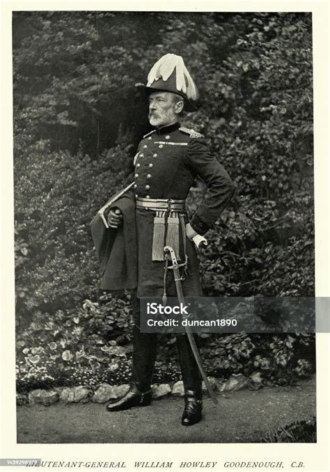 Lieutenantgeneral Sir William Howley Goodenough A Victorian Era British