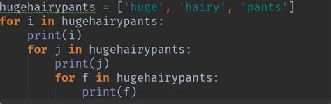 List Python 3 Understand Multiple For Loops Indention Stack Overflow