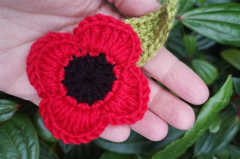 Crochet Poppy Free Pattern Tippytupps