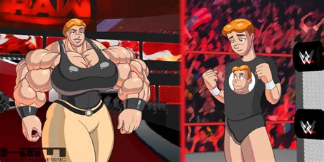 Rule 34 Archie Andrews Archie Comics Belt Big Muscles Breasts Cleavage Extreme Muscles Female