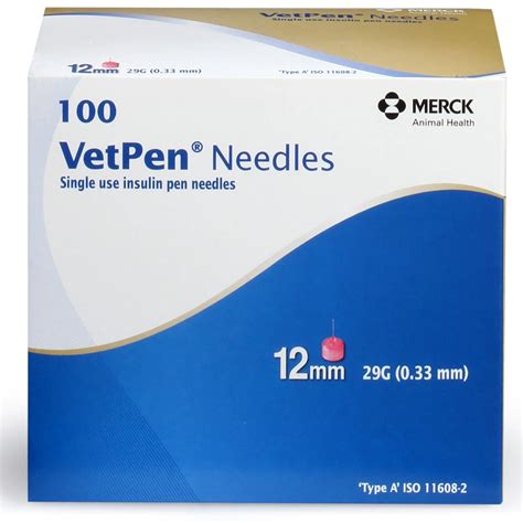 Vetsulin Vetpen Needles 12mm 29g For Painless Insulin Injections