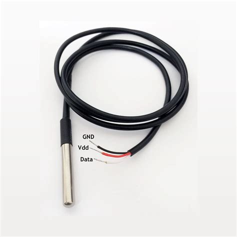 Waterproof Ds18b20 Digital Temperature Sensor