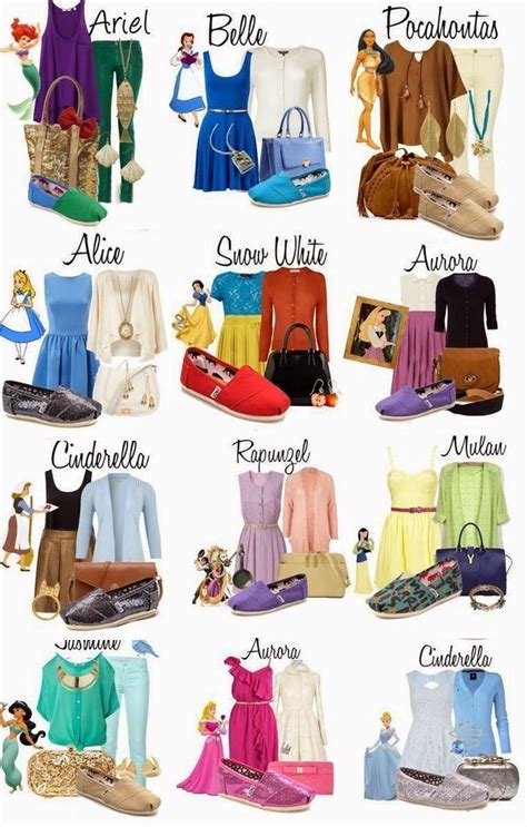 Modern Disney Princess Outfits Modern Disney Princess Outfits