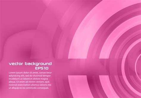 Pink Abstract Circle Background Vector 80836 Vector Art At Vecteezy