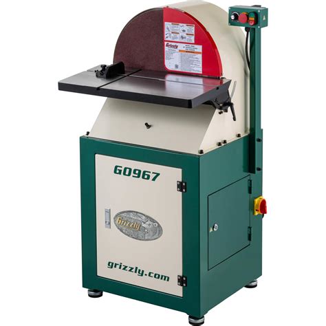 20 Variable Speed Disc Sander Grizzly Industrial