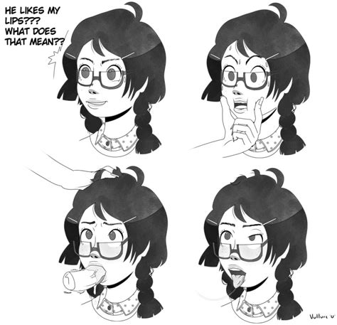 Rule 34 Fellatio Glasses Irrumatio Kuragehime Lips Monochrome Oral