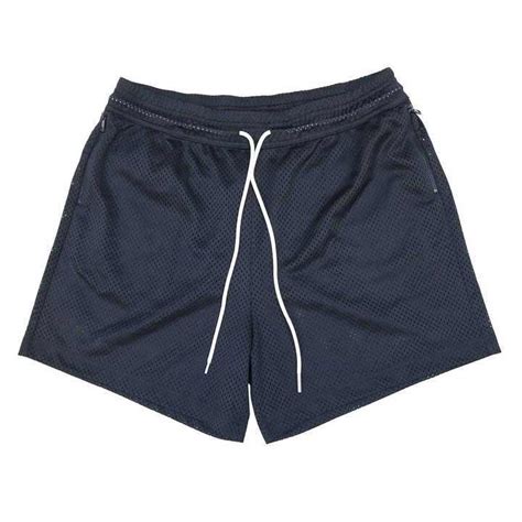 Mesh Shorts 55 Inch Inseam Sports Casual Elastic For Men Style Thick