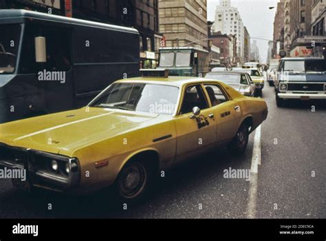New York Taxi 1970s Banque De Photographies Et Dimages à Haute