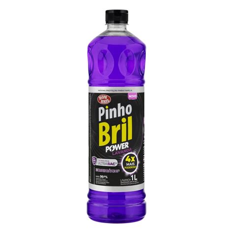 Desinfetante Uso Geral Lavanda Pinho Bril Power 1lt Desinfetante Uso