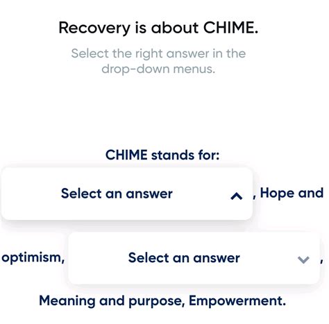 Recovery Is About Chime Select The Right Studyx