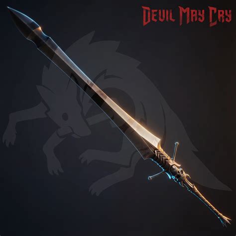 🗡️ Rebellion Dante Sword From Devil May Cry Anime Stl For Cosplay Dmc