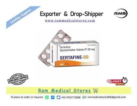 Sertafine Sertralin Hydrochloride 50mg Tablet At Rs 70 Stripe Anti Depressant Medicines In