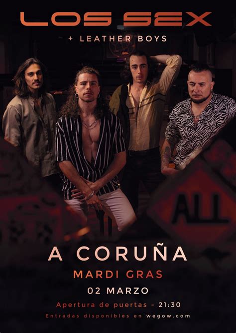 Los Sex Leather Boys En A Coru A Sala Mardi Gras