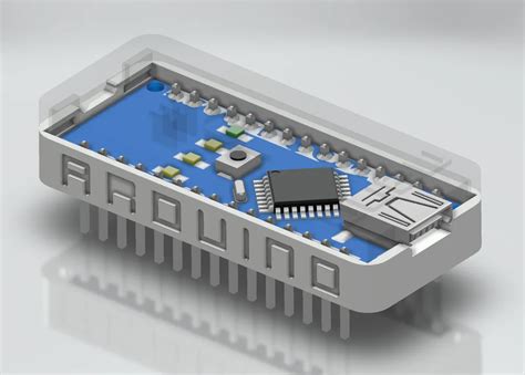 Arduino Nano Slim Snap Fit Case By Alβ3d Makerworld