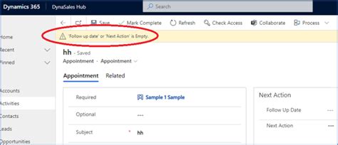 Dynamics 365 Form Level Notification Using Javascript Dynatecon Solutions