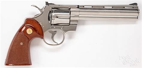 Colt Python 357 Magnum Stainless Steel Revolver Sold At Auction On 17th