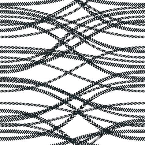 Premium Vector Curve Wavy Lines Seamless Pattern Vector Repeat Endless Background Tangled