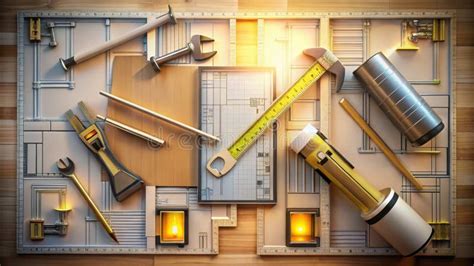 Architectural Design Tools And Blueprint Composition A Detailed
