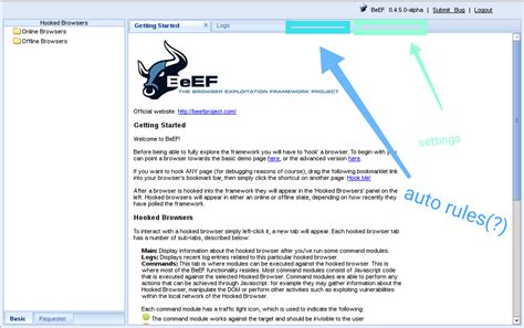Settings And Automatization In Ui Issue Beefproject Beef GitHub