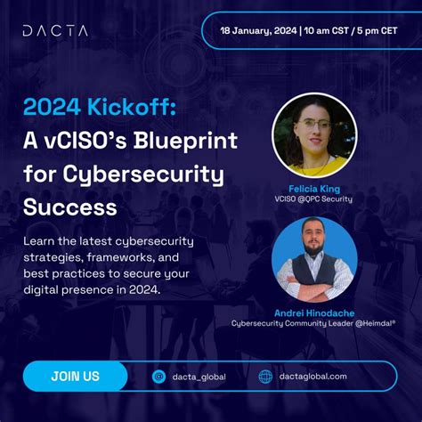 Cybersecurity Heimdalsecurity Dacta Digitalsecurity Webinar Vciso Secops Infosec Dacta