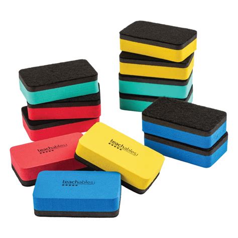 Teachables Mini Whiteboard Eraser Pack Of 36