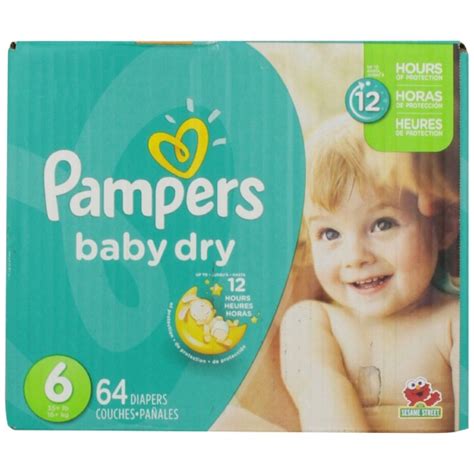 Pampers 帮宝适 超薄干爽纸尿裤（绿帮） 6 64片