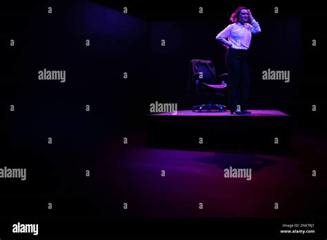 Australian Actress Sheridan Harbridge Performs During A Media Preview Of The One Woman Play