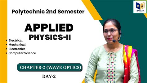 Applied Physics 2 Chapter 2 Wave Optics Day 2 Up Polytechnic 2nd Semester Physics 2