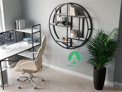 Настенная полка для книг в стиле лофт с ДСП продажа цена в Киеве Книжные шкафы и полки от