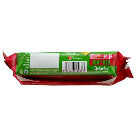 britannia gobbles 100 veg fruit cake 75 g basket hunt