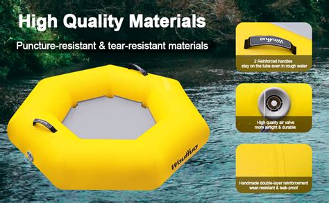Wauffua Heavy Duty River Tubes For Floating Inflatable