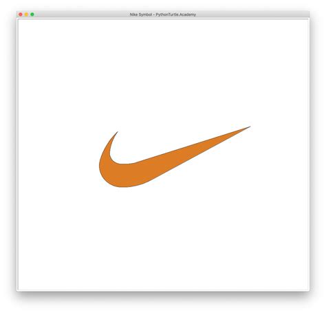 Nike Logo With Python Turtle Python And Turtle