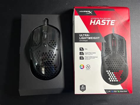Hyperx Pulsefire Haste Ultra Lightweight 59g Honeycomb Shell Hex
