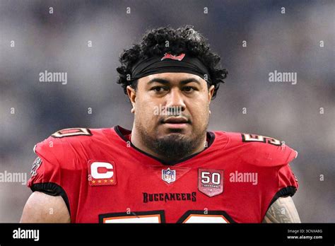 Tampa Bay Buccaneers Defensive Tackle Vita Vea 50 Walks Off The Field
