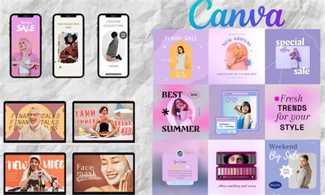 Design Canva Templates For Social Media Posts Thumbnail Etc By