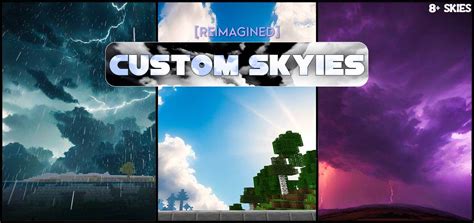 Custom Skycubemaps Dynamic Sky Texture Pack Addon Mcdl