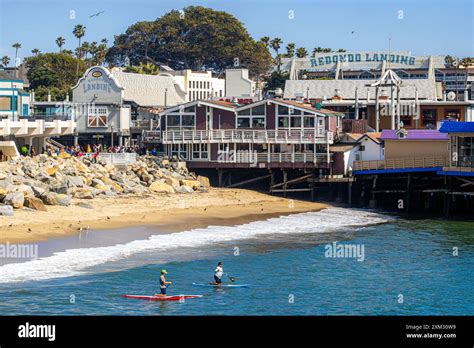 People Paddling On Stand Up Paddle Boards Near Redondo Landing Redondo