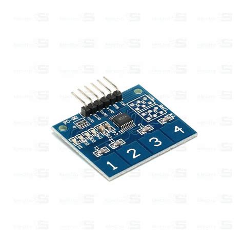 Ttp224 4 Way Capacitive Touch Switch Module Electroslab