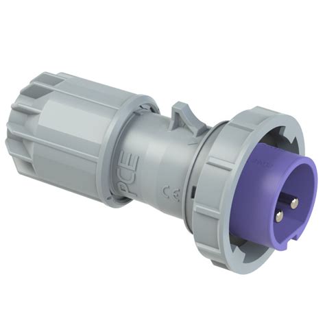 Pce Low Voltage Trailing Commando Plug 16a 2p 24v Ip67 0622v