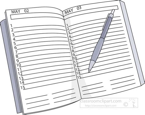 Free Dayplanner4132 Classroom Clipart