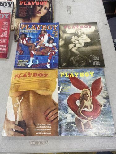 Vintage 1970s Playboy Magazines Lot Of 21 All W Centerfolds