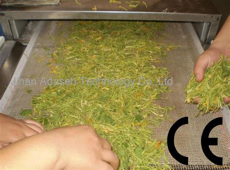 Industrial Flower Tea Leaf Drying Sterilization Machine China Mic Price Supplier 21food